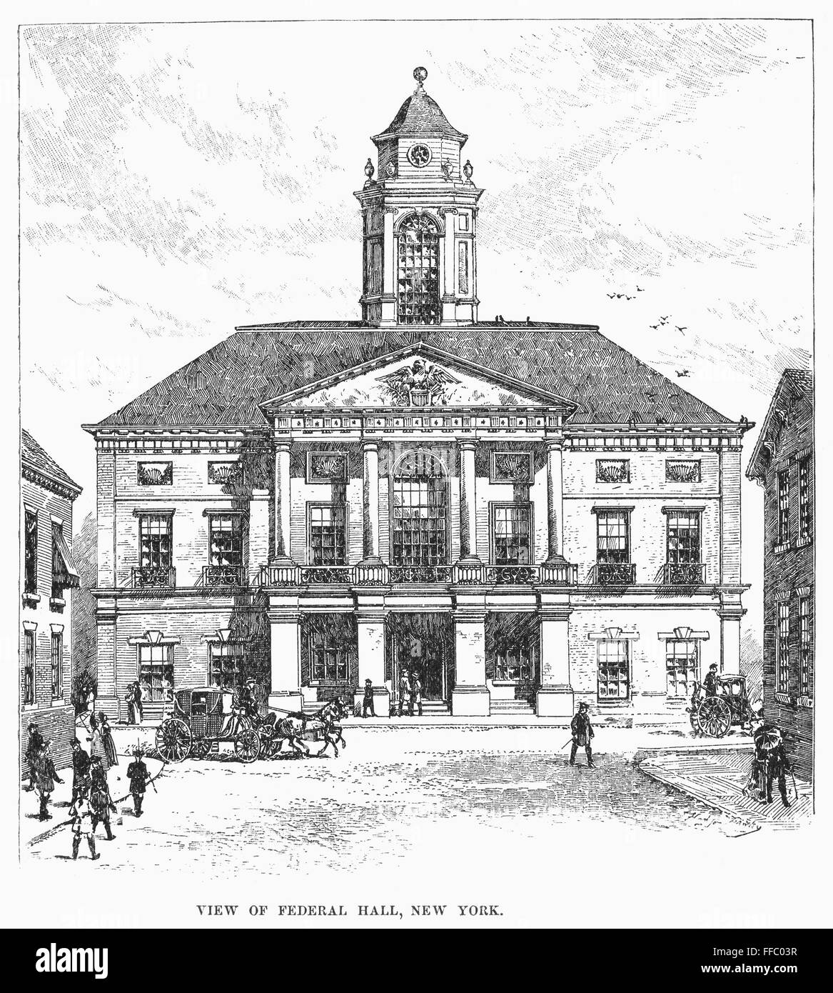Federal hall new york 1789 hi-res stock photography and images - Alamy
