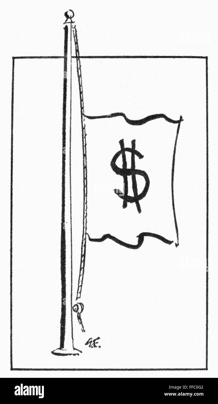 U.S. DOLLAR CARTOON, 1973. /nAmerican cartoon comment, 1973, on the ...