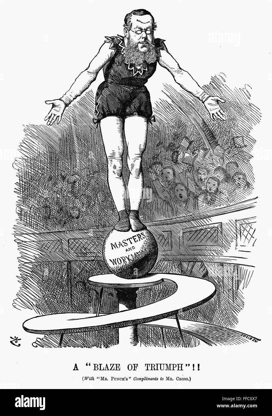 RICHARD ASSHETON CROSS /n(1823-1914). 1st Viscount Cross. English ...