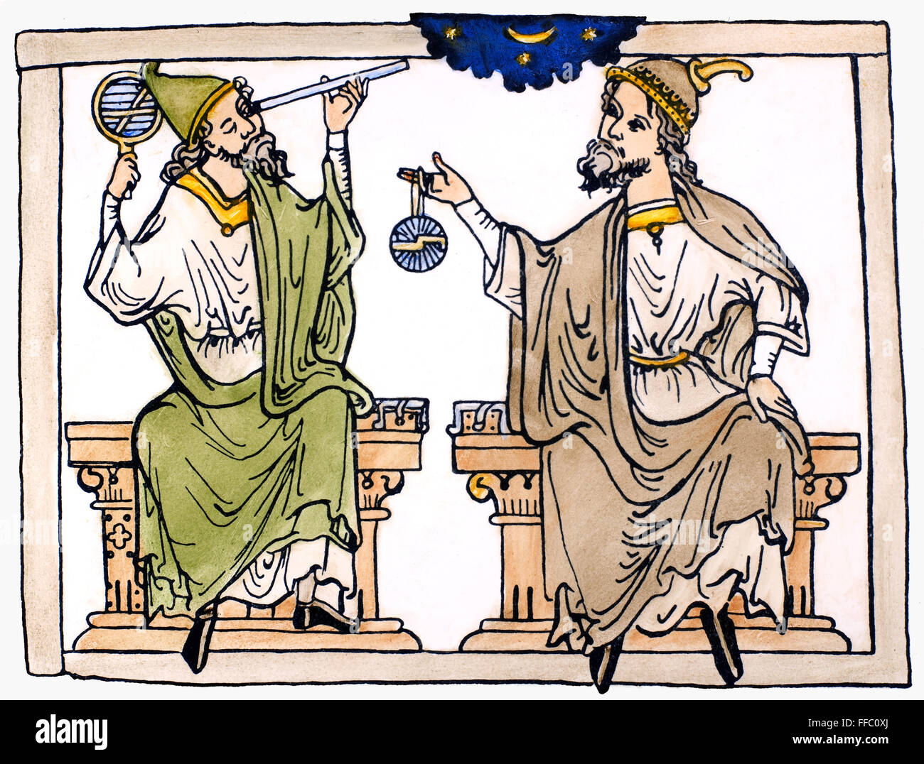 ASTRONOMY, c1250. /nThe ancient Greek geometer Euclid (fl. c300 B.C ...