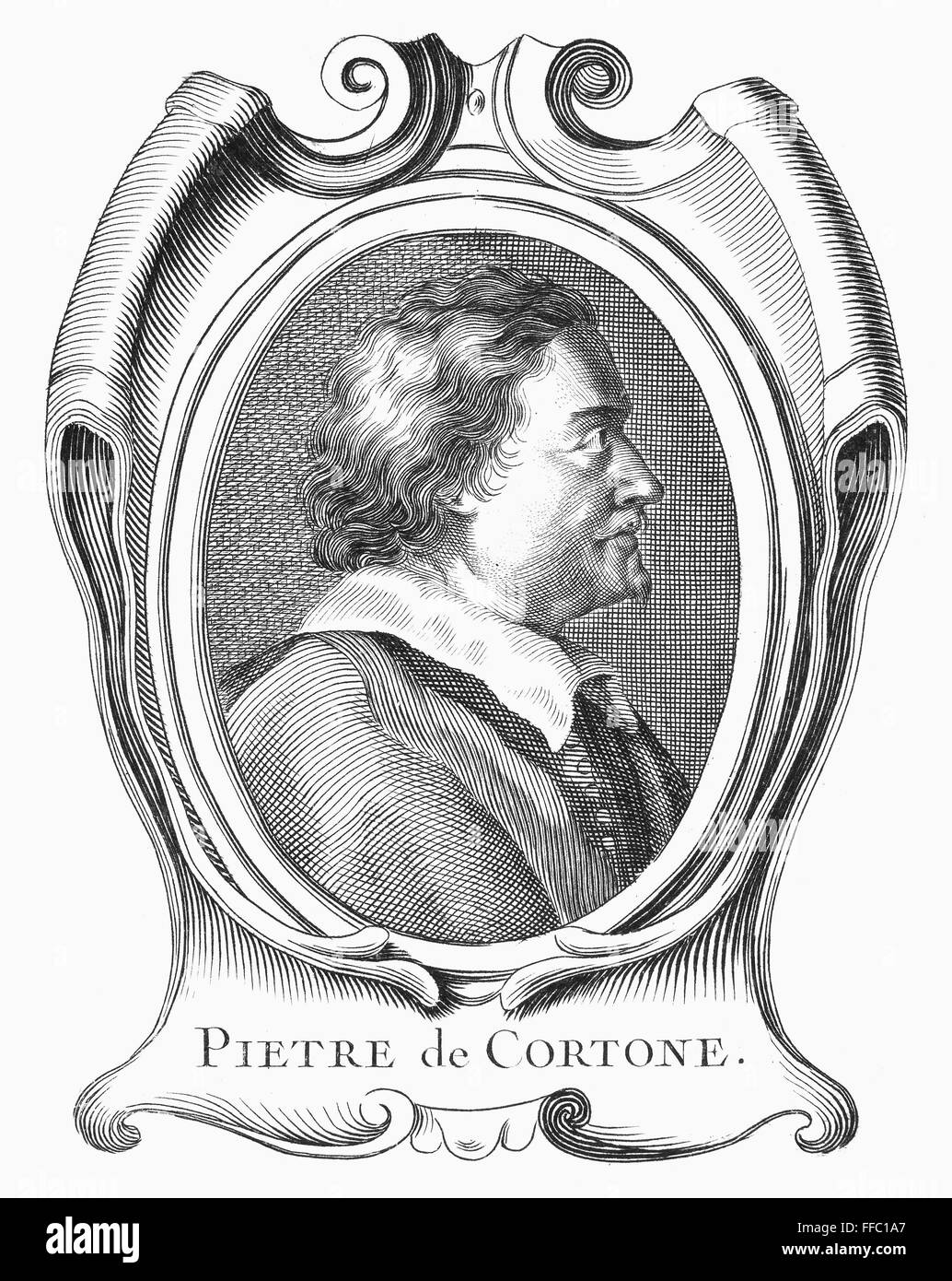 PIETRO da CORTONA (1596-1669). /nItalian painter and architect. Copper ...