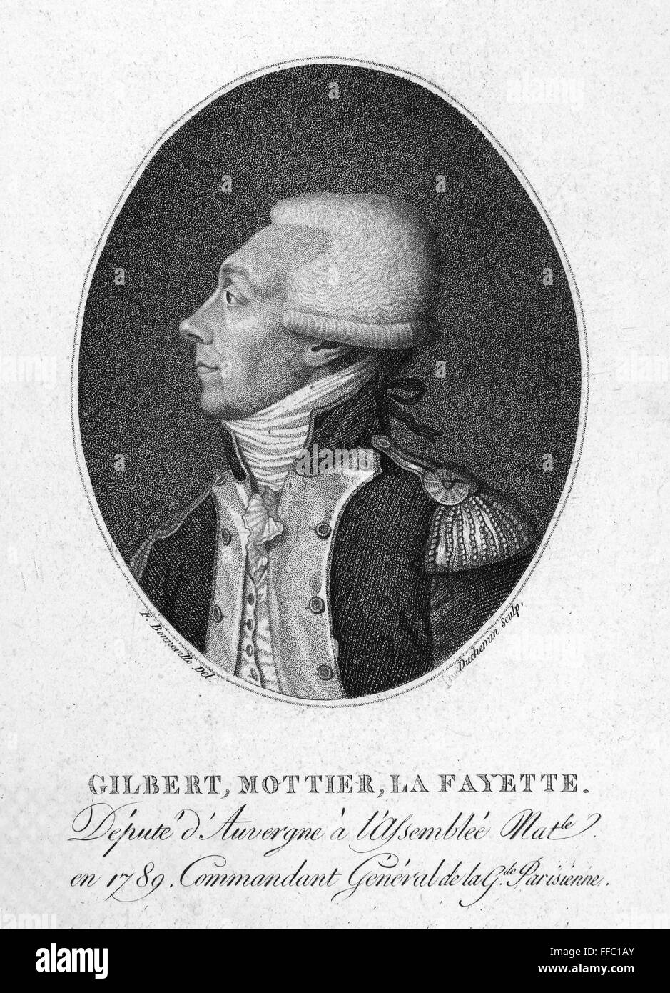 MARQUIS de LAFAYETTE /n(1757-1834). French soldier and statesman ...