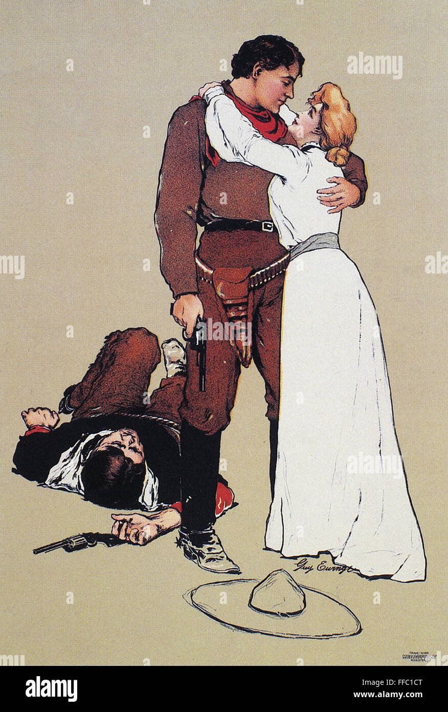 THE VICTOR'S PRIZE, 1905. /nColor offset print, 1905 Stock Photo - Alamy