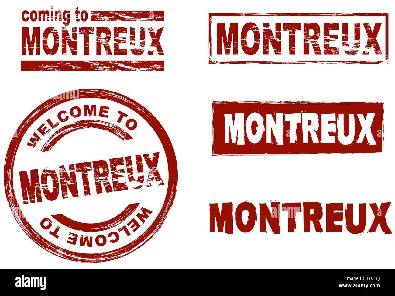 Montreux Stock Vector Images - Alamy