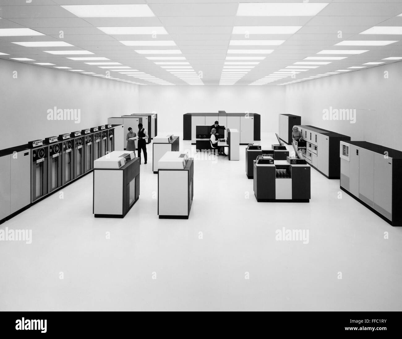 1970 computer Black and White Stock Photos & Images - Alamy