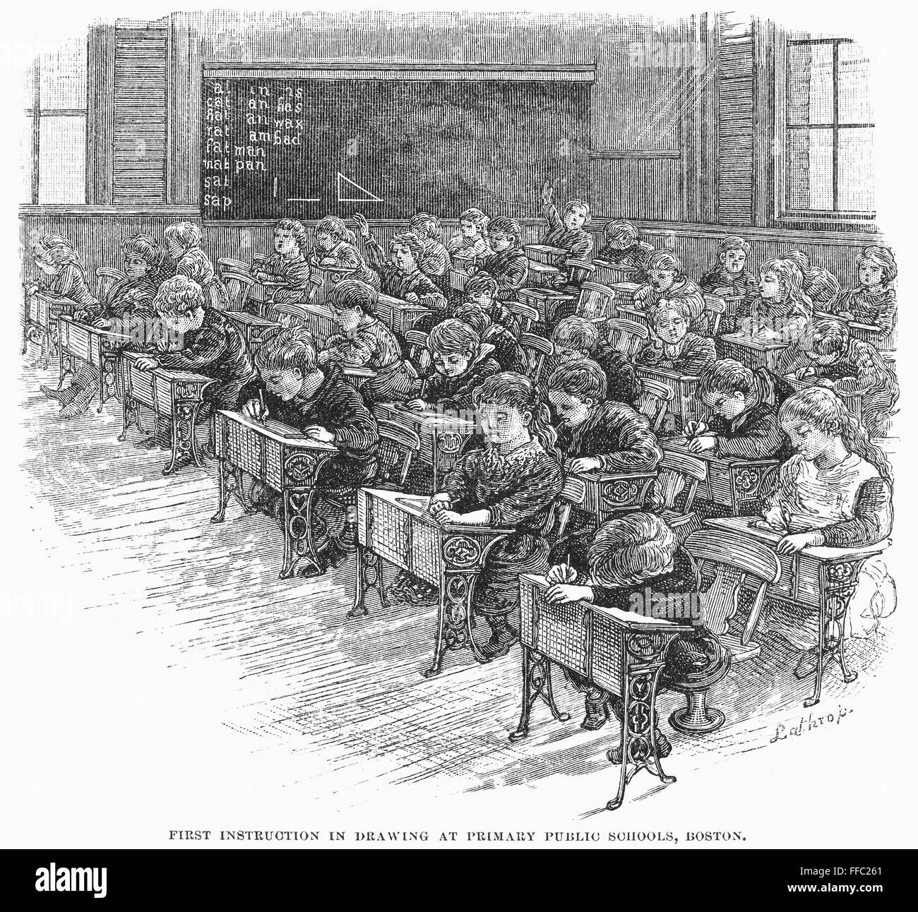BOSTON: PRIMARY SCHOOL. /nFirst instruction in drawing at primary ...