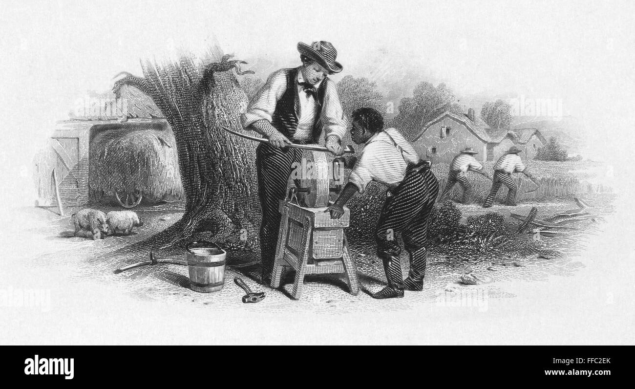 American farm scene engraving hi-res stock photography and images - Alamy