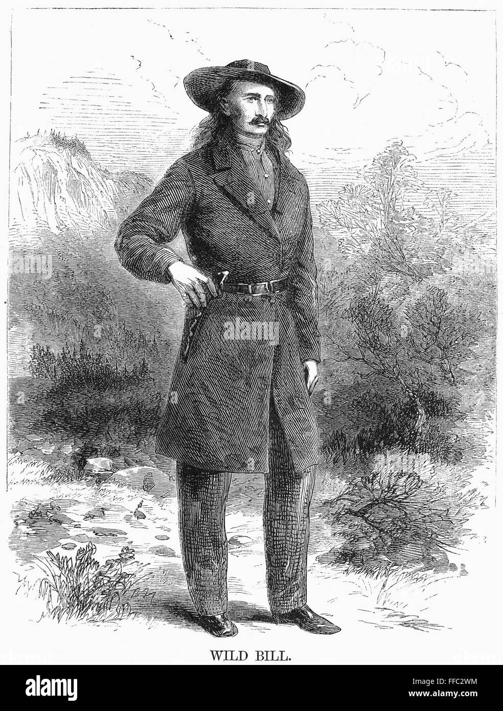 WILD BILL HICKOK (1837-1876). /nNΘ James Butler Hickock. American scout ...