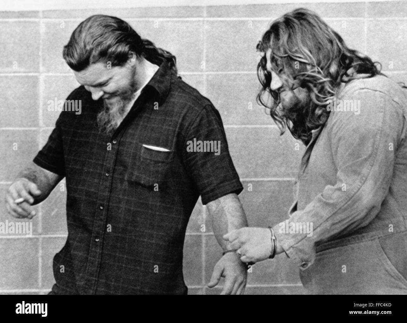 HELL'S ANGELS, 1972. /nEdward Carter and Chester Green, two members of ...