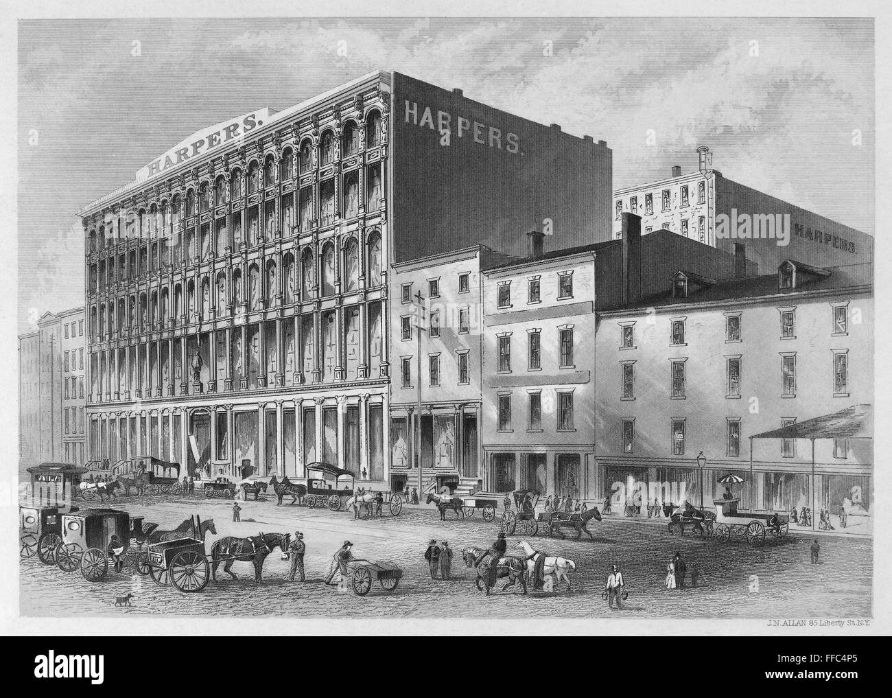 NEW YORK: HARPER BROS. /nHarper & Brothers book and magazine publishers ...