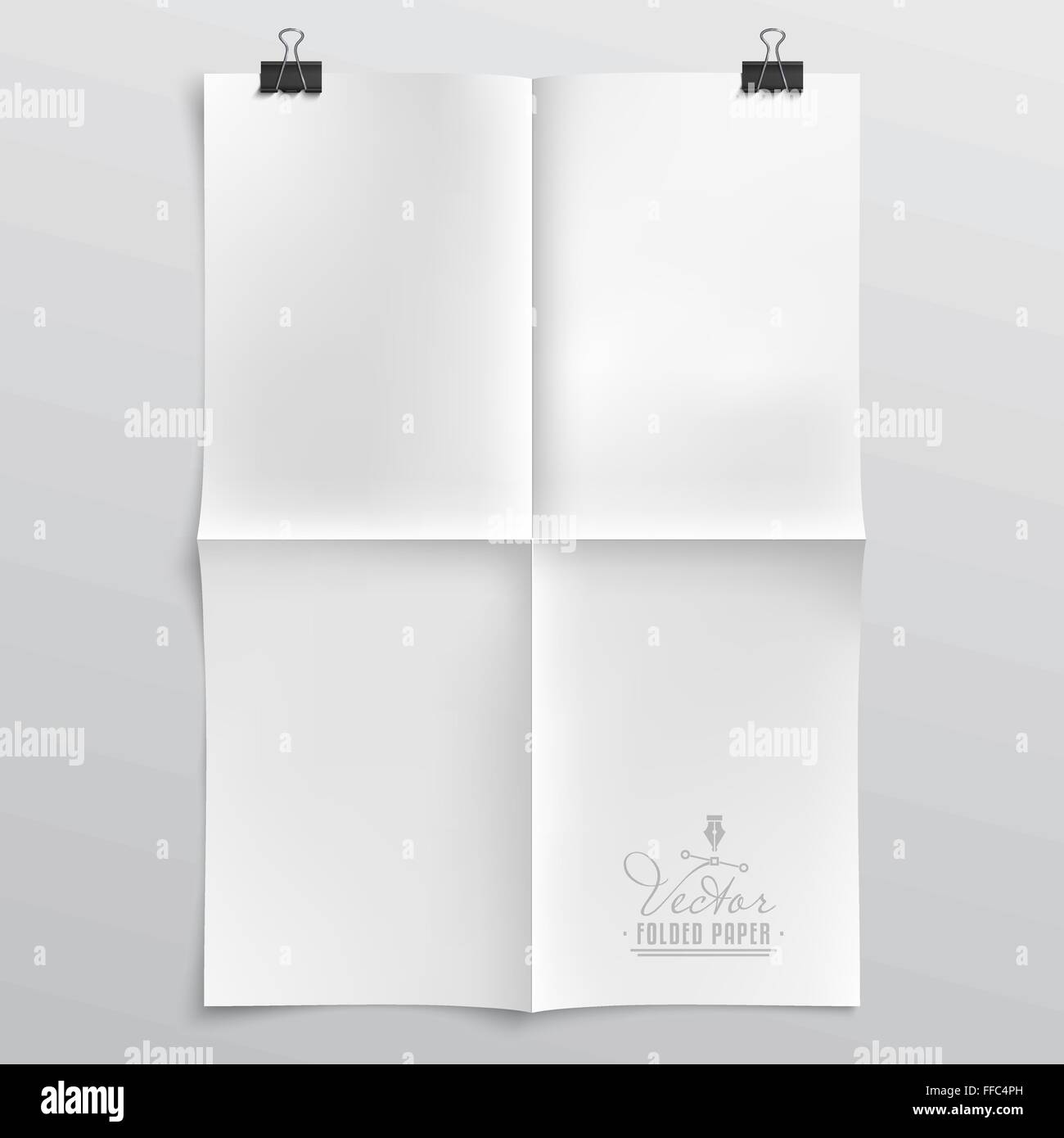 Folded Paper Vector Vectors High Resolution Stock Photography and ...