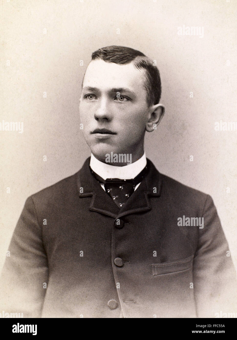 MEN'S FASHION, 1880s. /nOriginal cabinet photograph of an unidentified ...