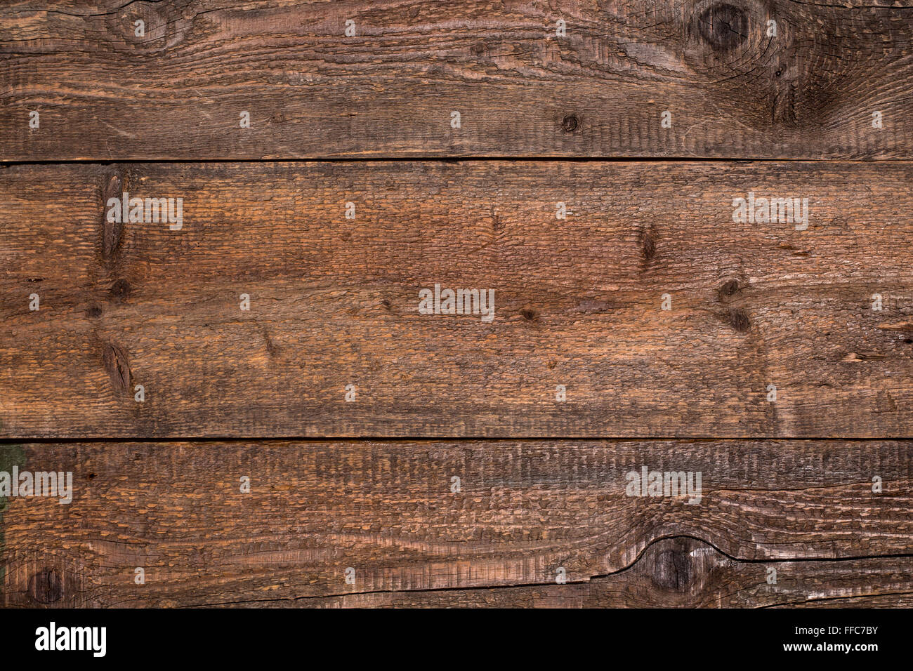 Rustic weathered brown wood background with grunge elements Stock Photo ...