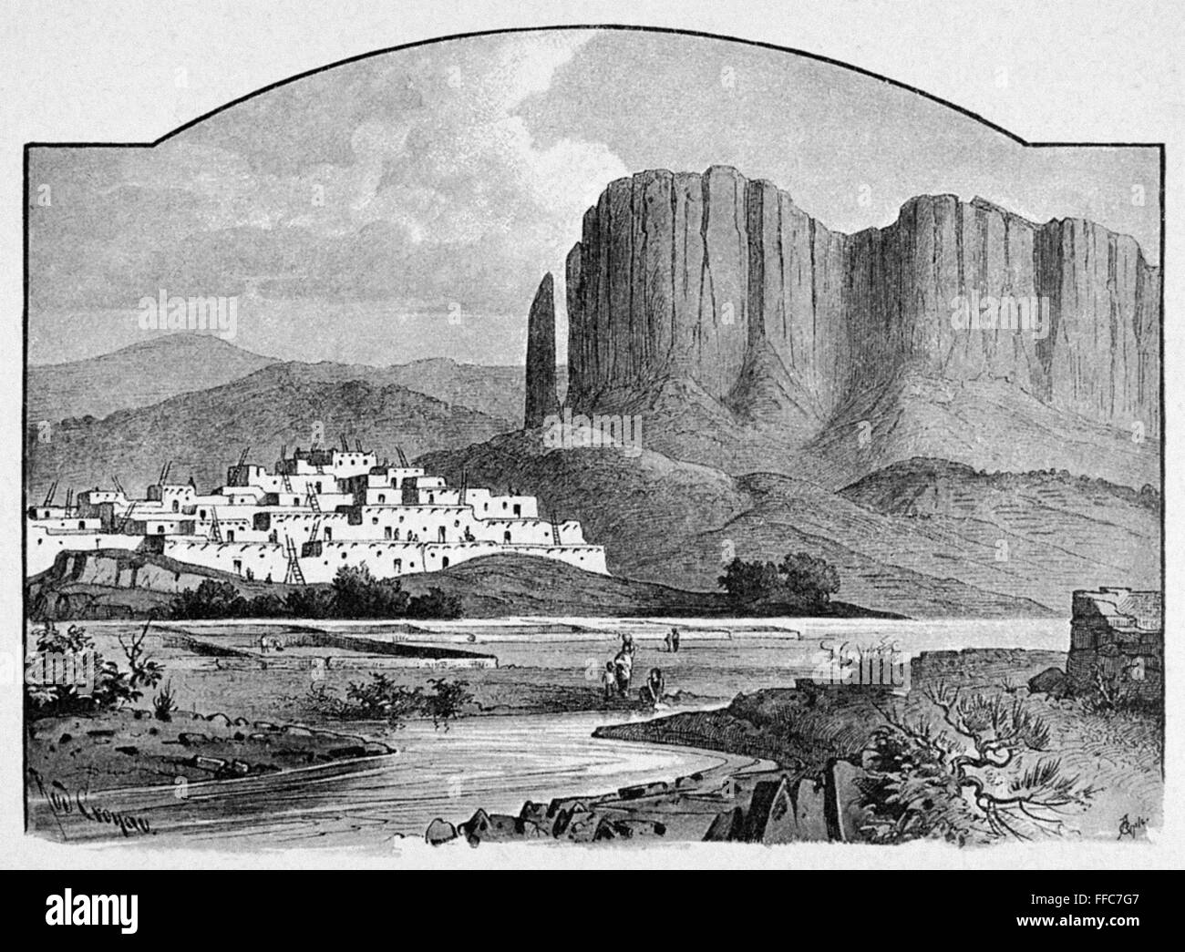 Zuni pueblo settlement hi-res stock photography and images - Alamy