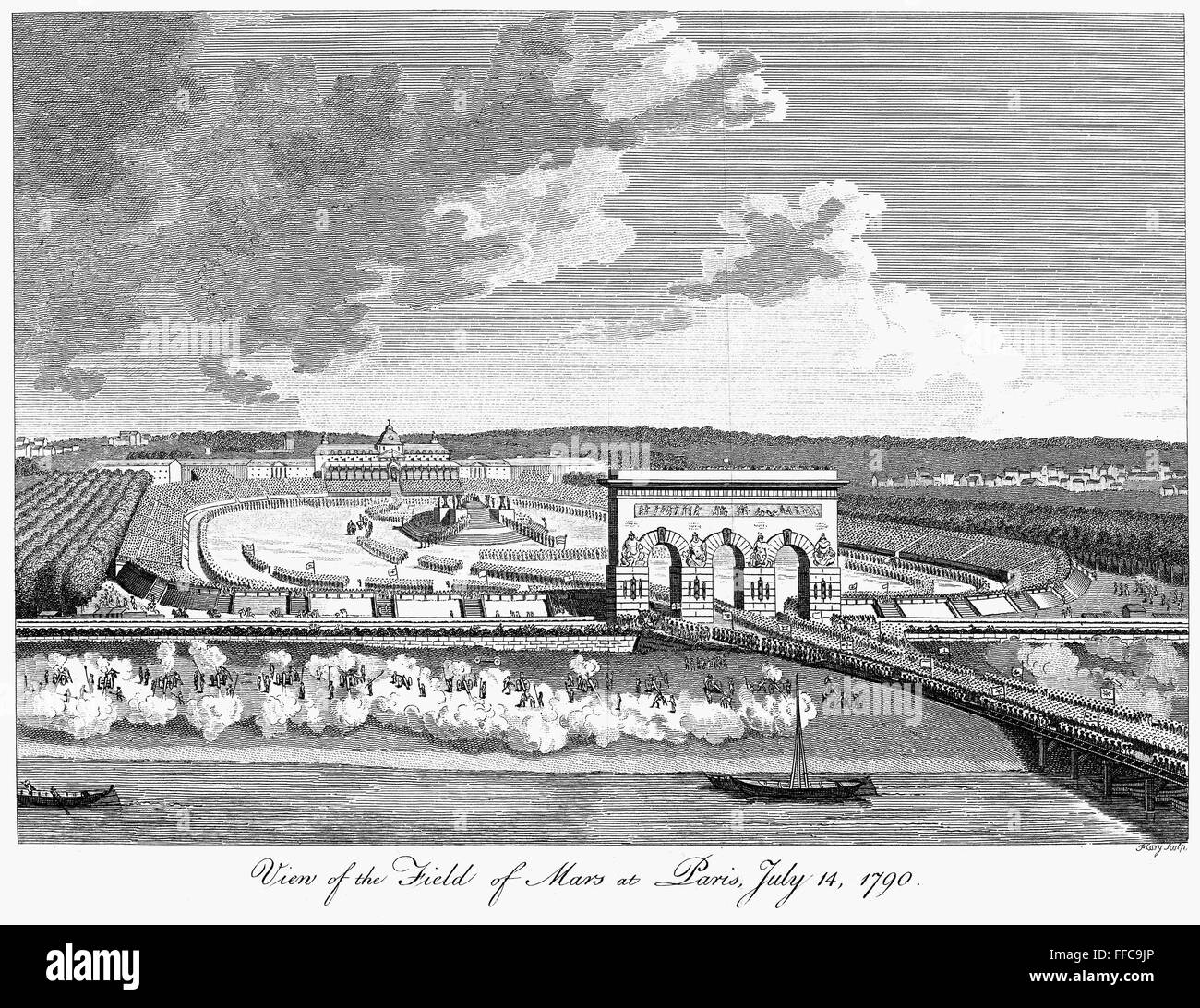 FRENCH REVOLUTION, 1790. /nThe FΩte de la FΘdΘration at the Champ de ...