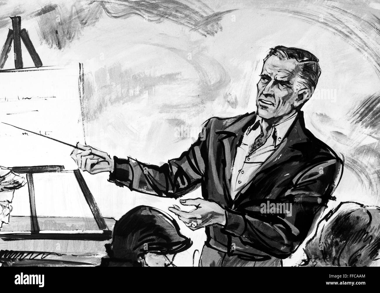 IRAN HOSTAGE CRISIS, 1980. /nU.S. Army Col. Charles Beckwith answering ...