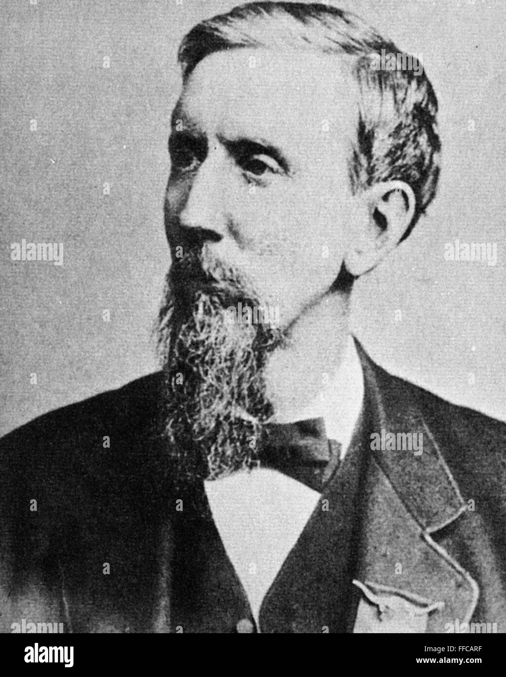 JOSEPH G. McCOY /n(1837-1915). American cattleman Stock Photo - Alamy