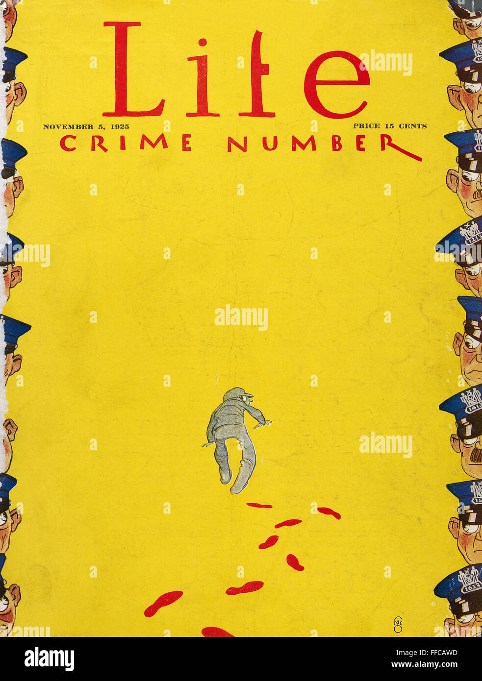 MAGAZINE: LIFE, 1925. /n'Life' magazine cover, 5 November 1925 Stock ...