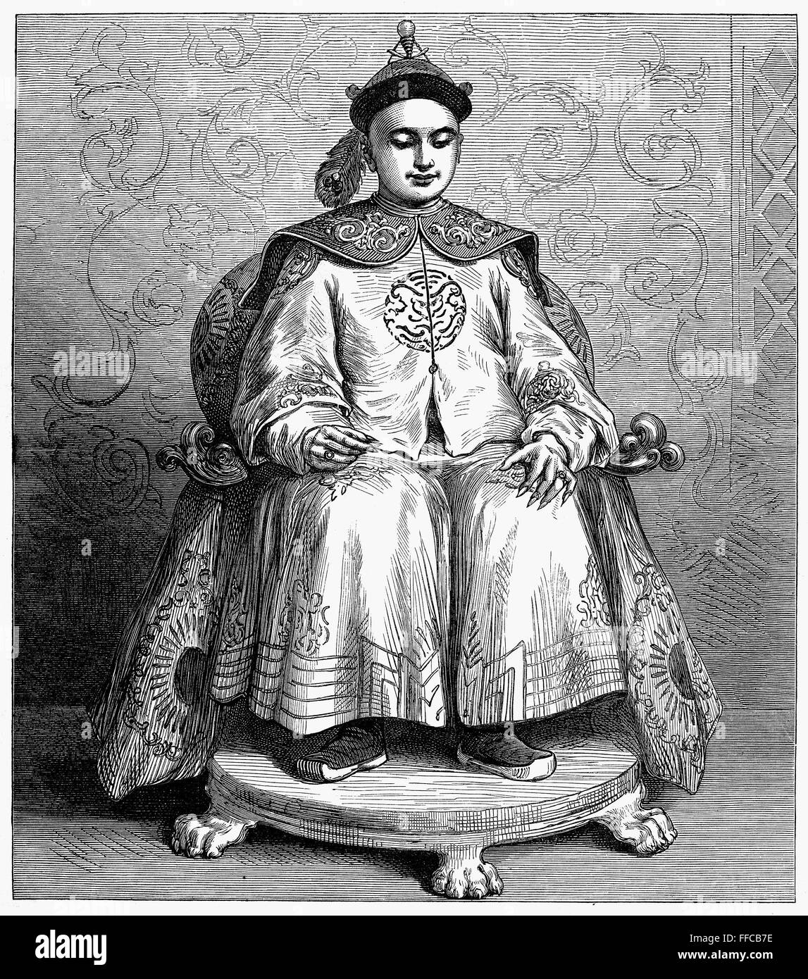 TONGZHI EMPEROR /n(1856-1875). Ninth emperor of the Manchu Qing dynasty ...