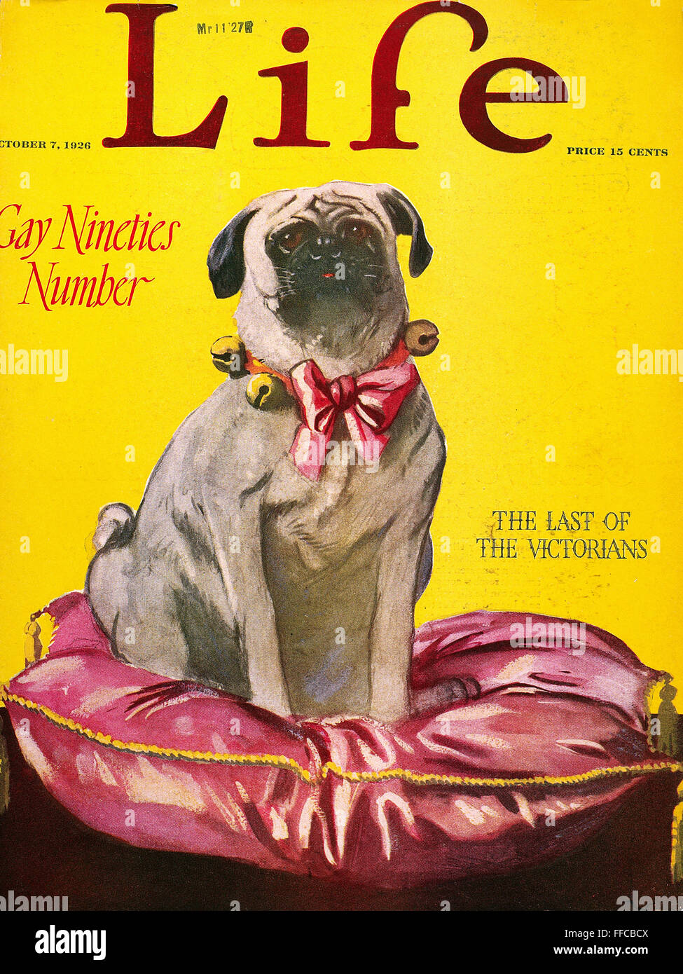 MAGAZINE: LIFE, 1926. /n'Life' magazine cover, 7 October 1926 Stock ...