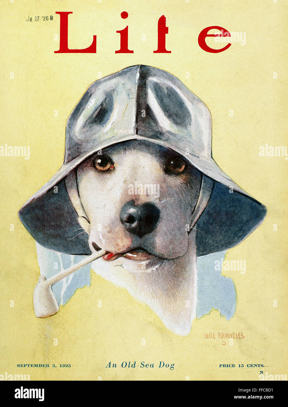 MAGAZINE: LIFE, 1925. /n'Life' magazine cover, 3 September 1925 Stock ...