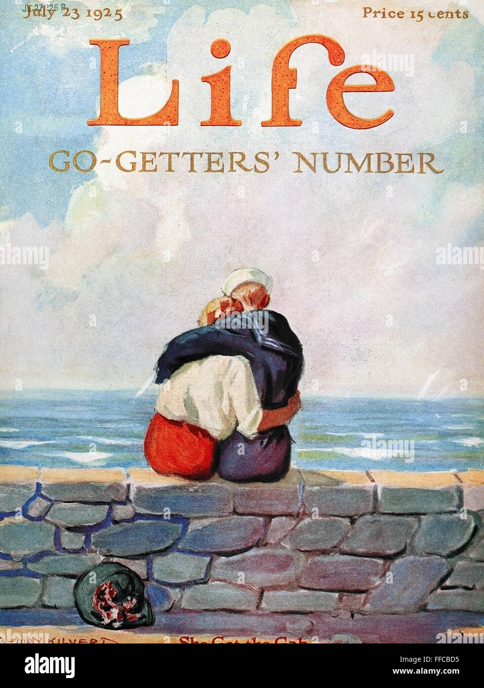 MAGAZINE: LIFE, 1925. /n'Life' magazine cover, 23 July 1925 Stock Photo ...