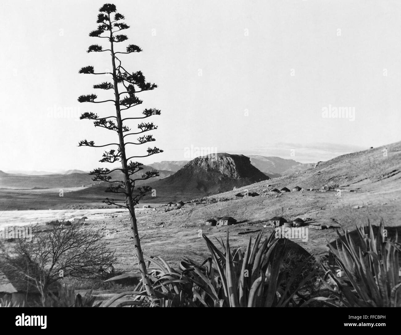 SOUTH AFRICA: BASUTOLAND. /nLandscape of Basutoland, South Africa ...