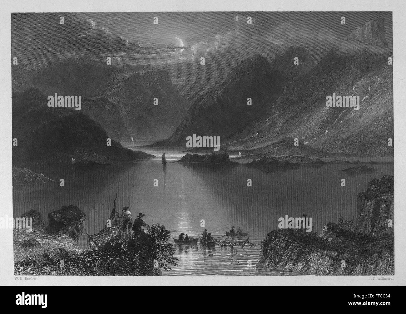 IRELAND: KILLARY HARBOR. /nView of the Killary Harbor, a fjord in the ...