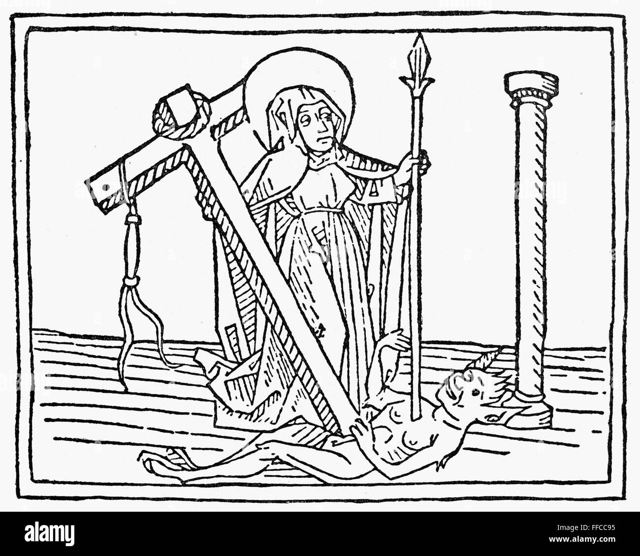 MARY AND THE DEVIL. /nHow Mary by her mercy vanquished the Devil ...