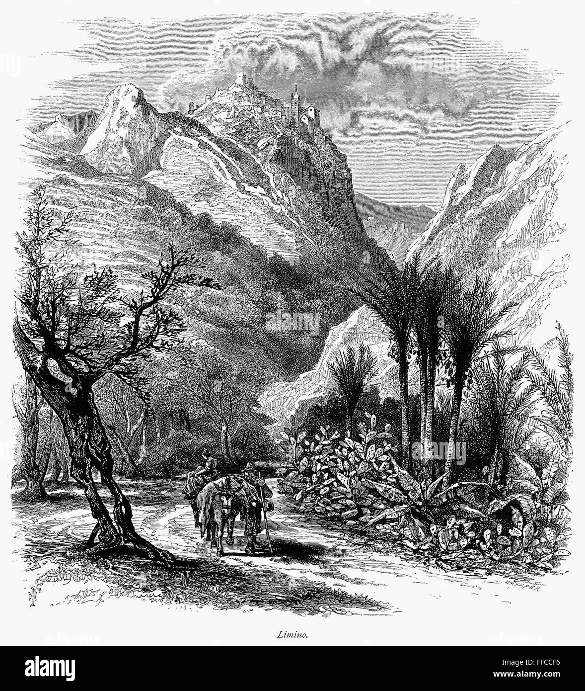 ITALY: SICILY, c1875. /nCape Faro, which overlooks the Strait of ...