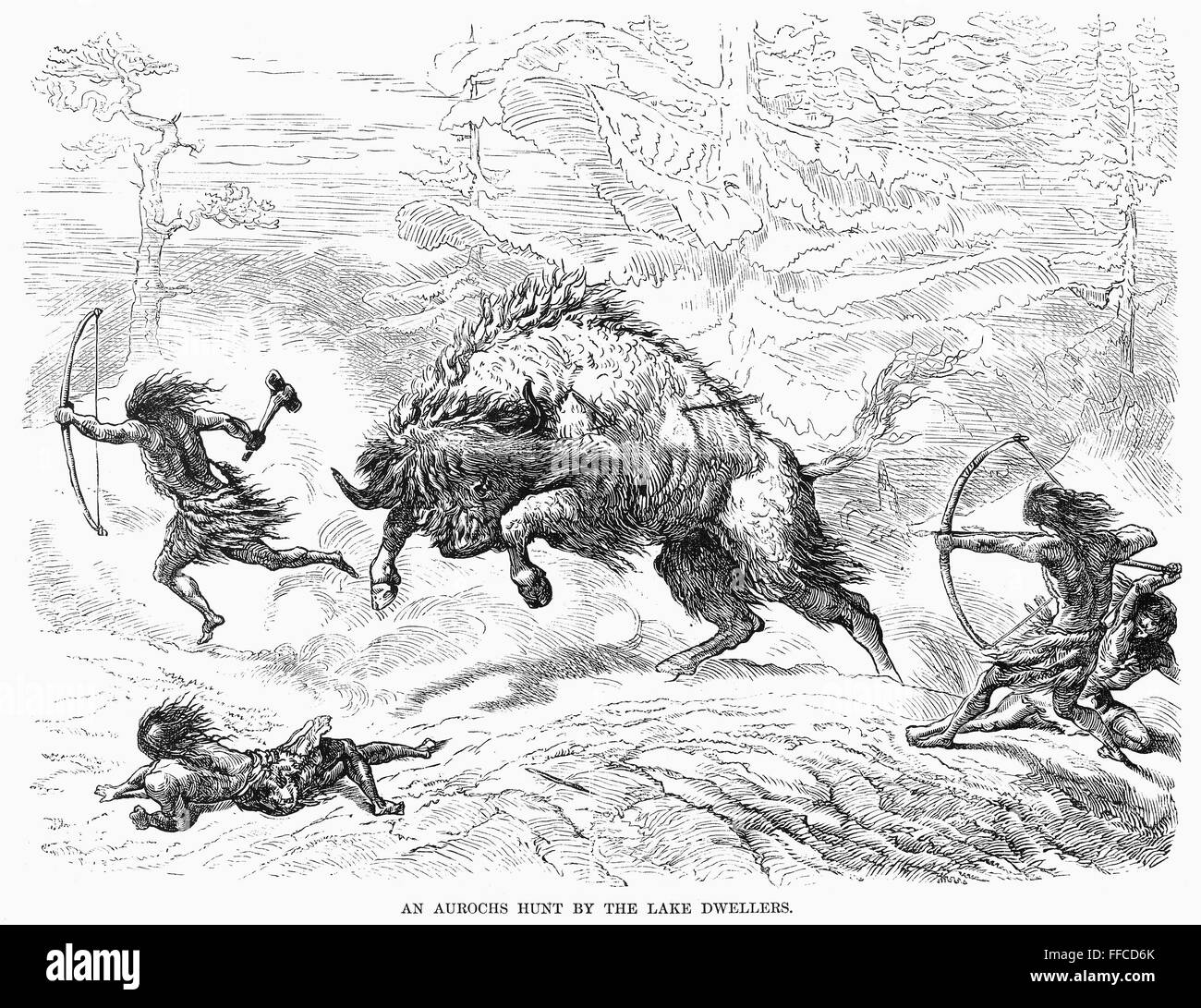 Prehistoric hunt hi-res stock photography and images - Alamy