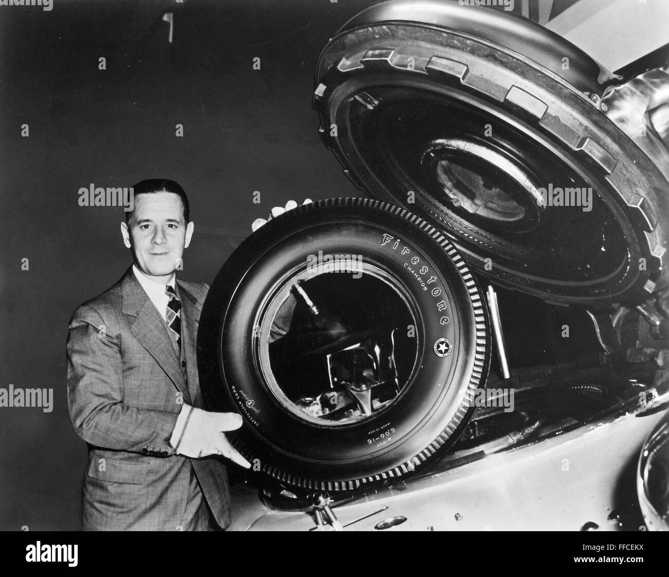 HARVEY S. FIRESTONE, JR. (1898-1973). /nAmerican businessman. Firestone ...