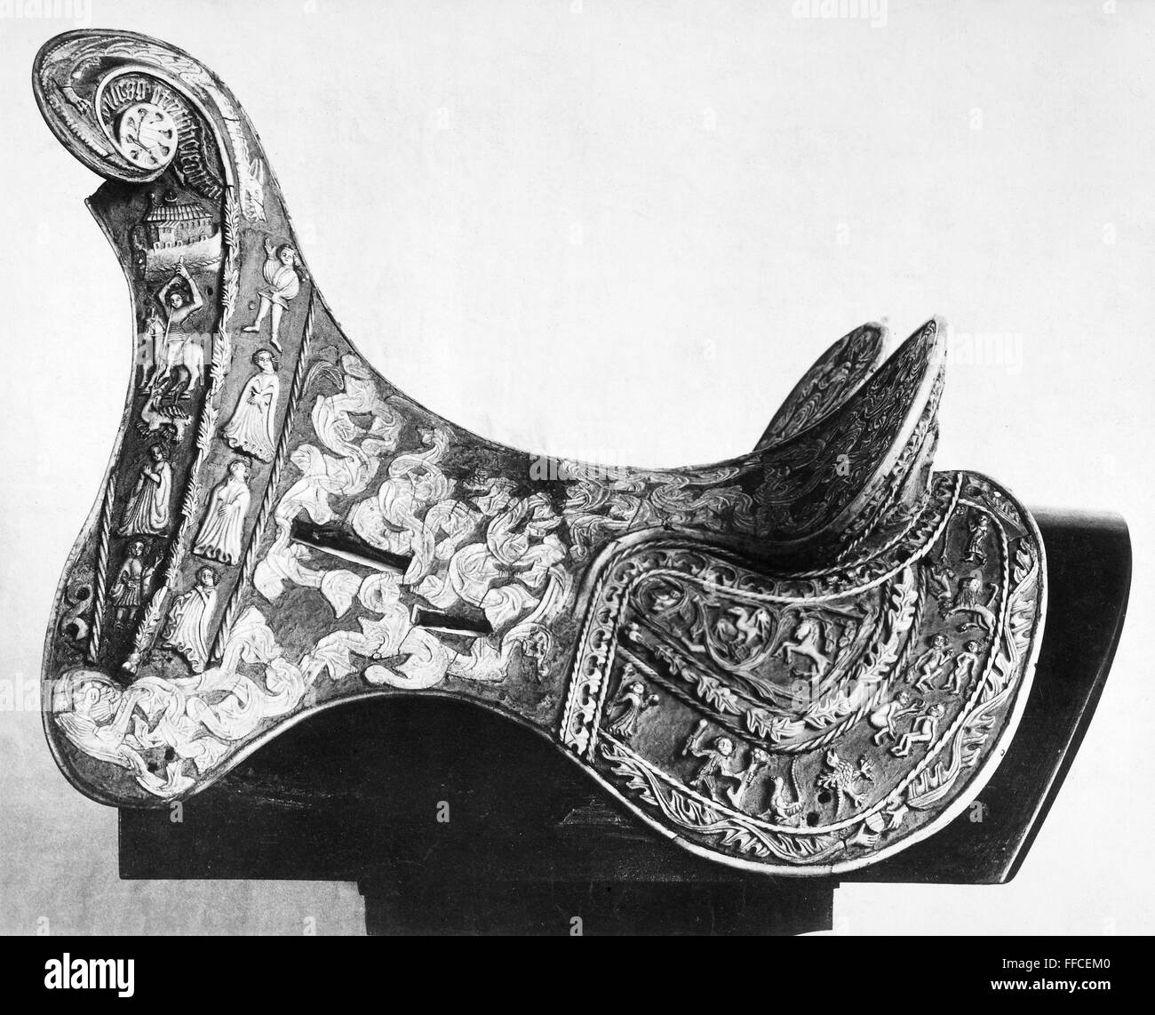 HABSBURG SADDLE, c1550. /nSaddle of Holy Roman Emperor Charles V (King ...
