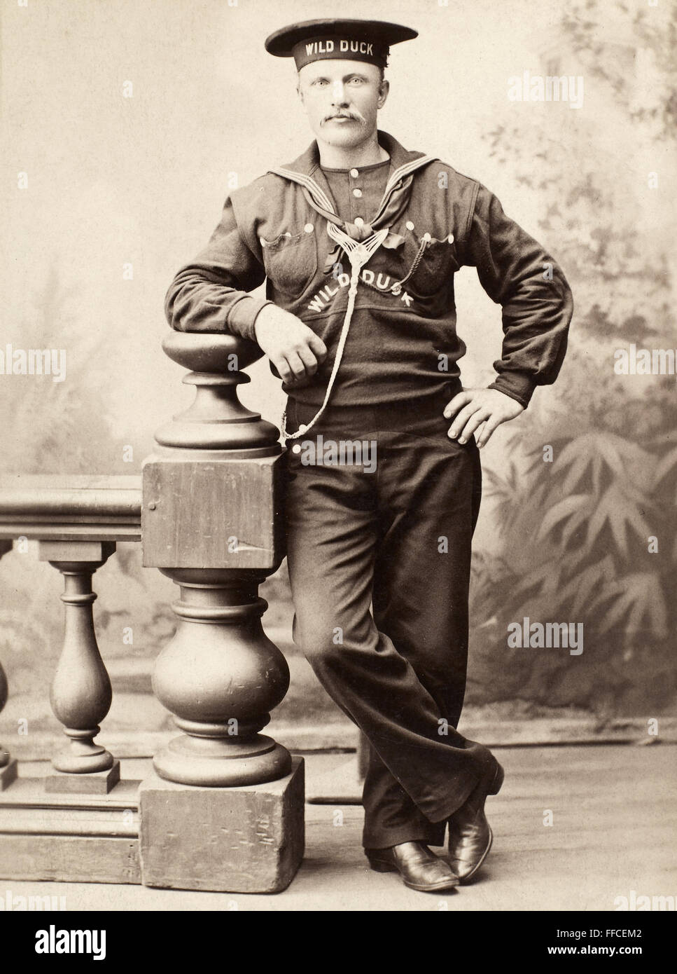 SAILOR, c1880. /nUnidentified American sailor. Original cabinet ...