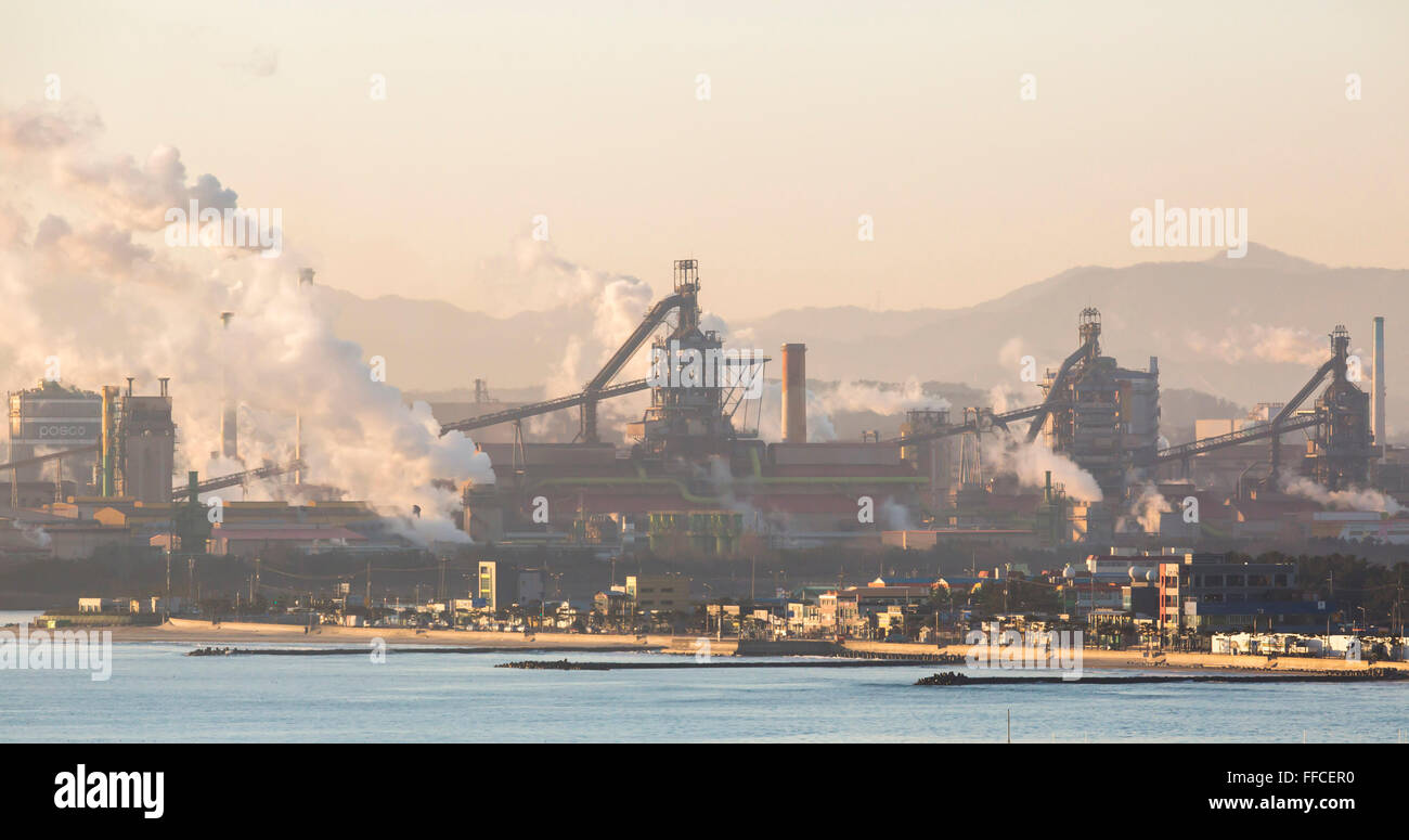POSCO, Feb 10, 2016 : A plant of South Korea's steel maker, POSCO, is ...