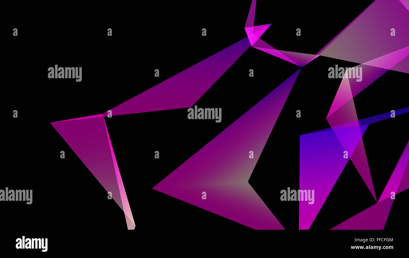 abstraction geometrical composition with triangles Stock Photo - Alamy