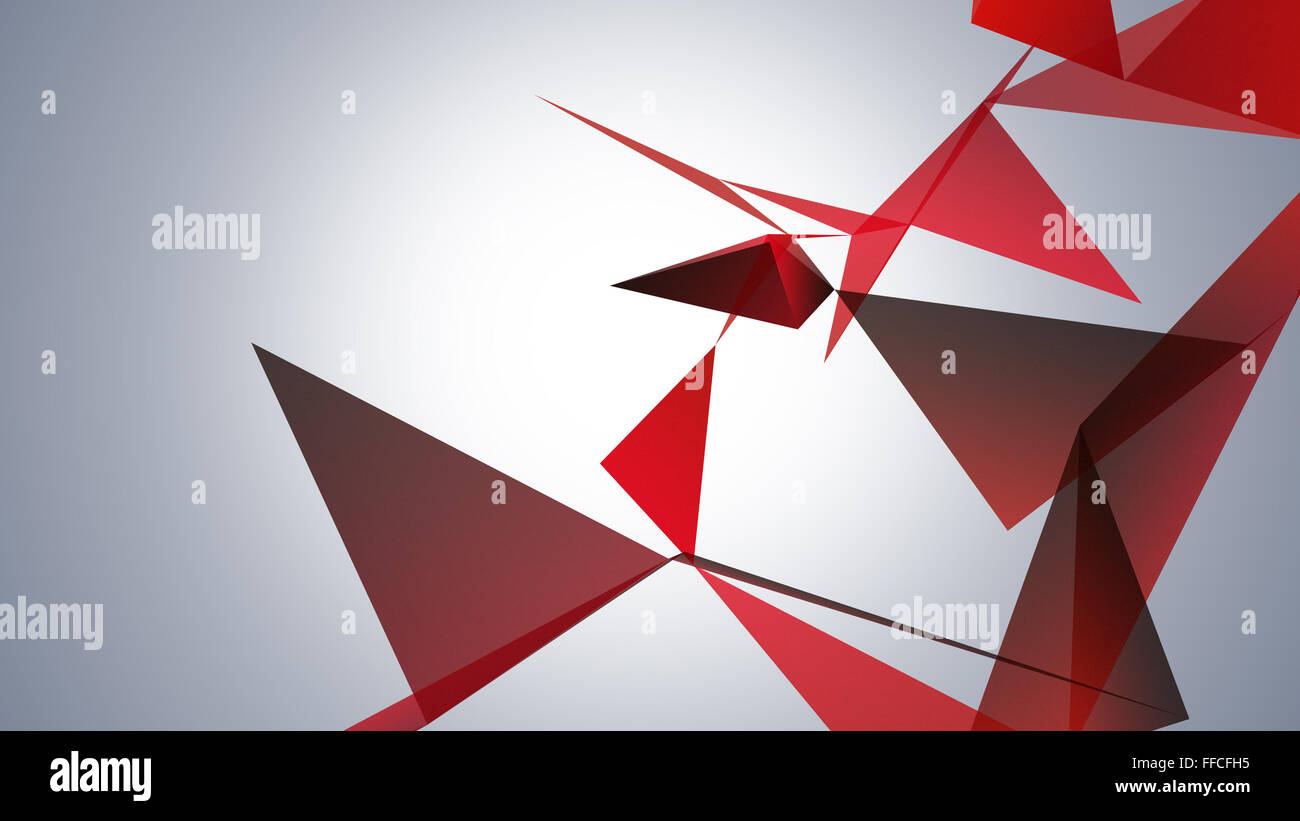 abstraction geometrical composition with triangles Stock Photo - Alamy