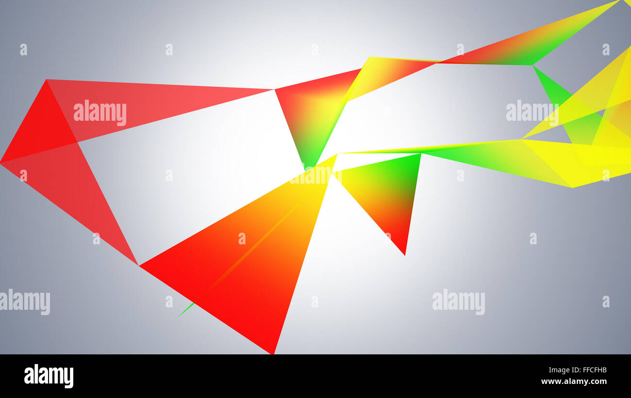 abstraction geometrical composition with triangles Stock Photo - Alamy