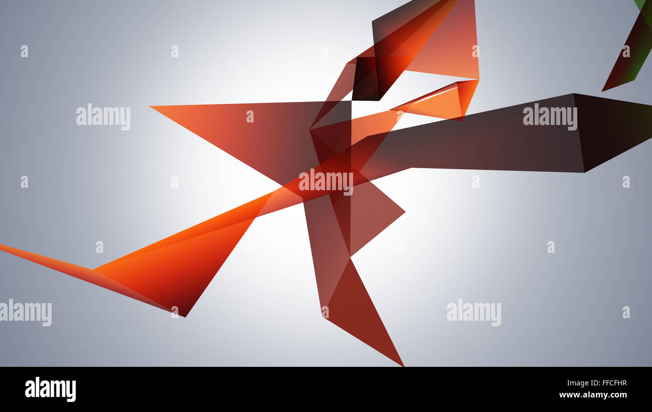 abstraction geometrical composition with triangles Stock Photo - Alamy