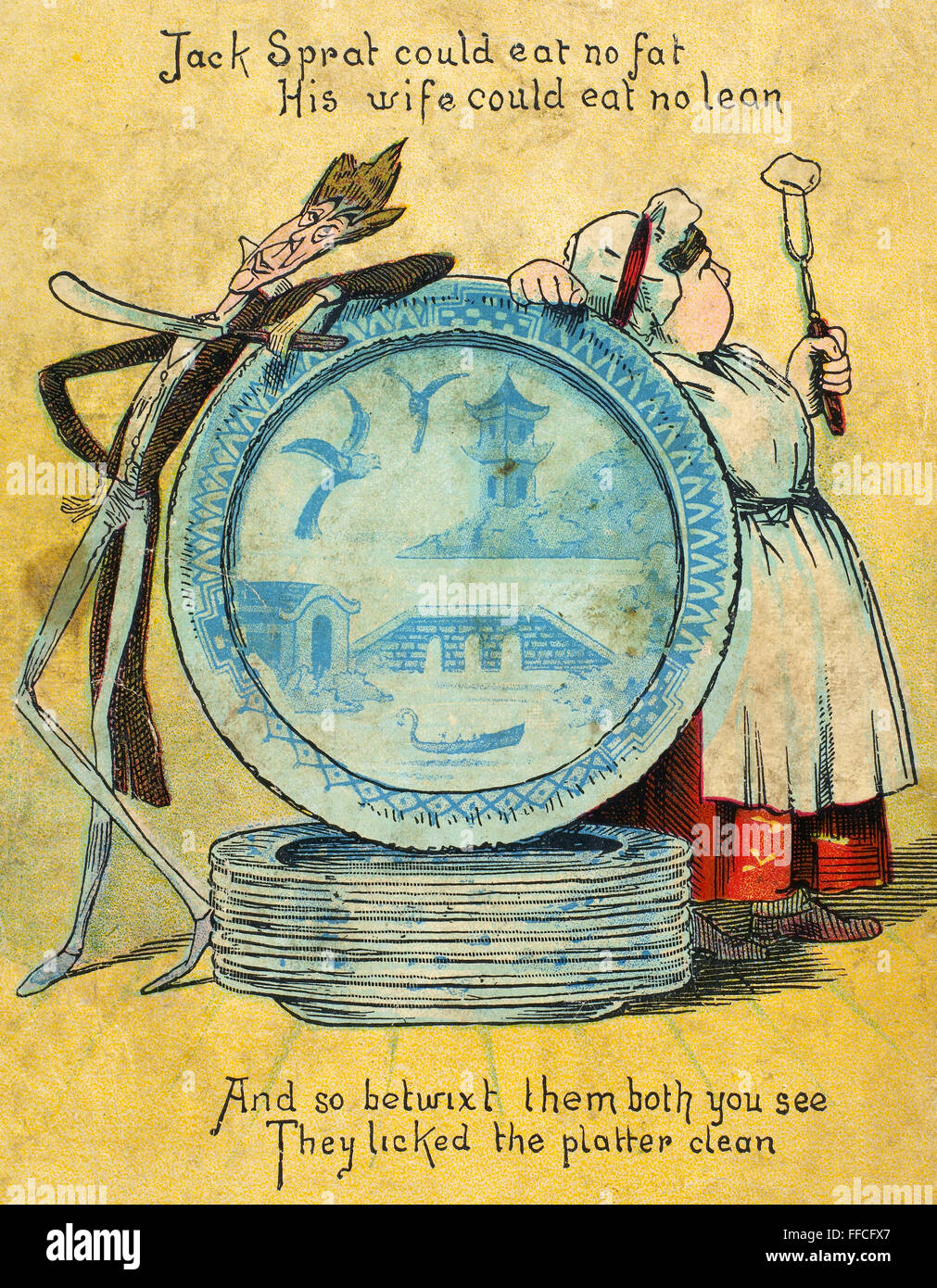 JACK SPRAT. /n'Jack Sprat could eat no fat, his wife could eat no lean ...