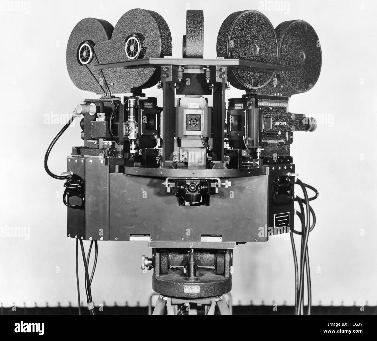 MOTION PICTURE CAMERA. /nMitchell motion picture camera, c1960 Stock ...
