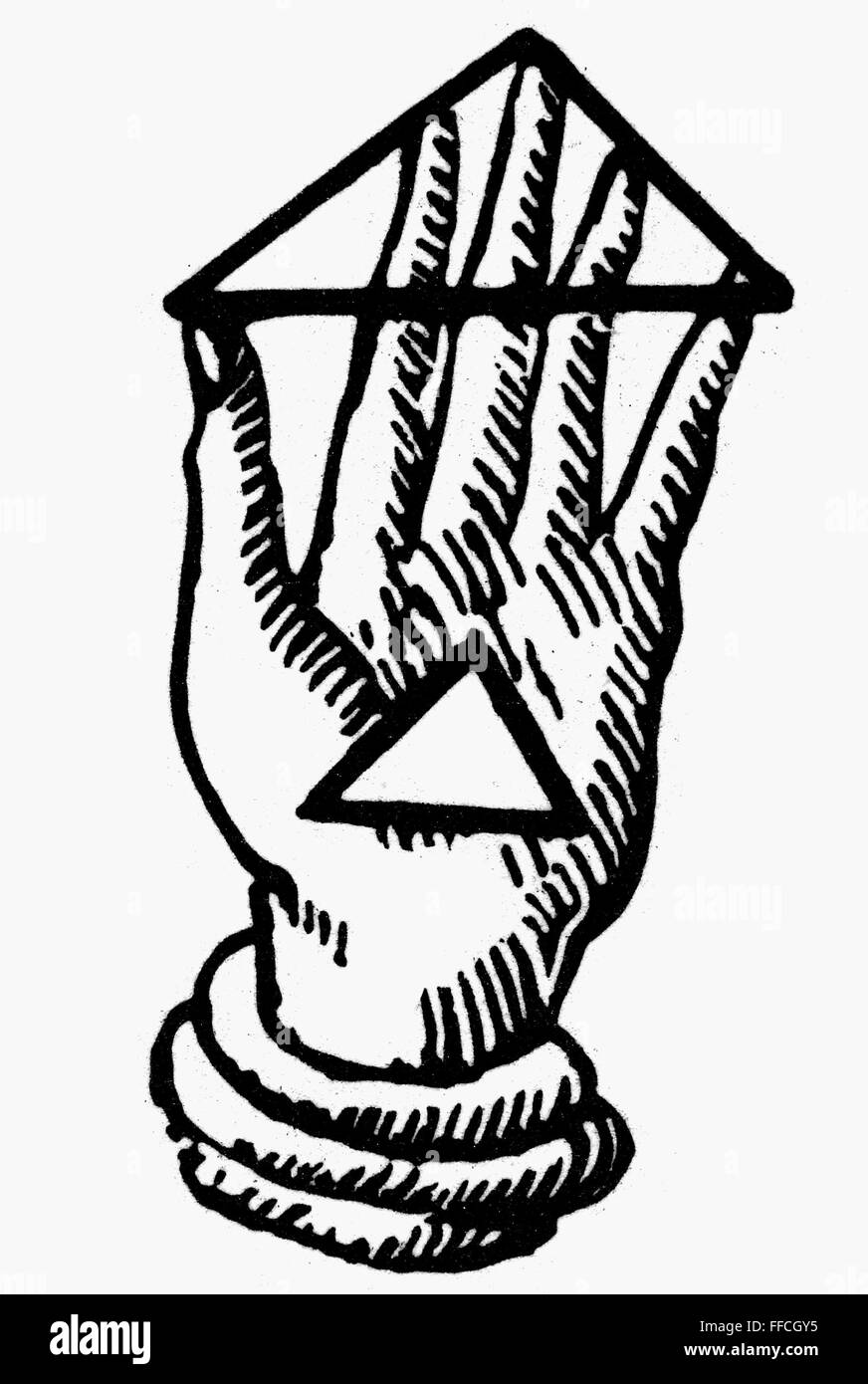 HINDUISM: TRIMURTI. /nSymbol of the trimurti, or triad of the three ...