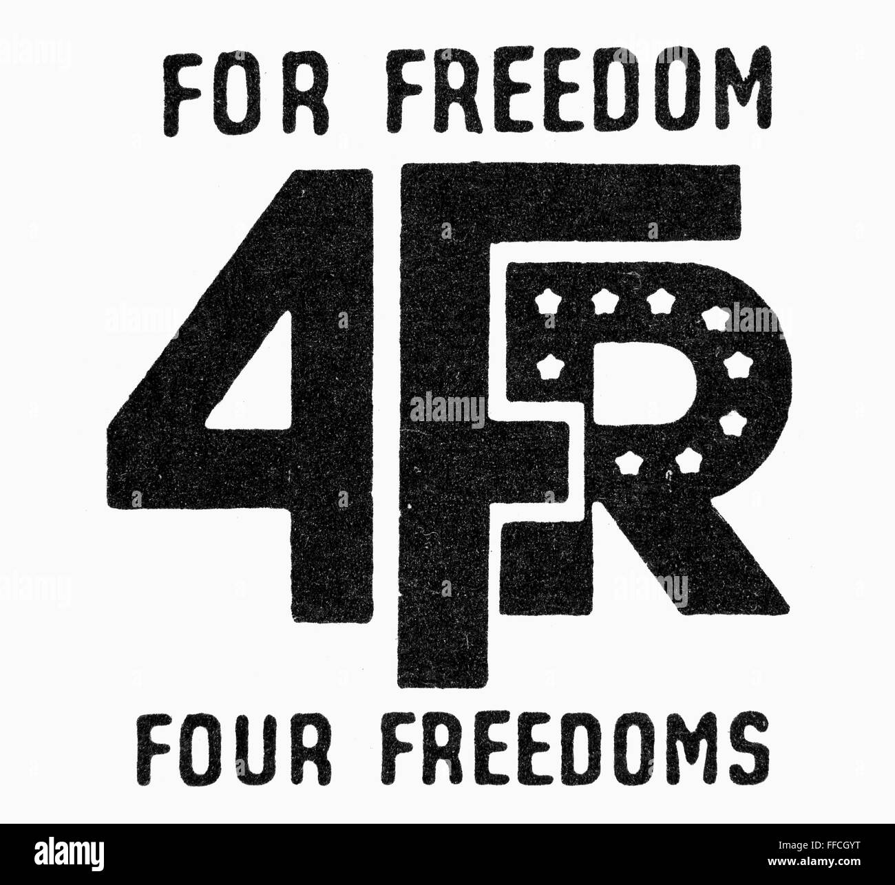 PRESIDENTIAL CAMPAIGN, 1944. /nDemocratic campaign slogan for Franklin ...