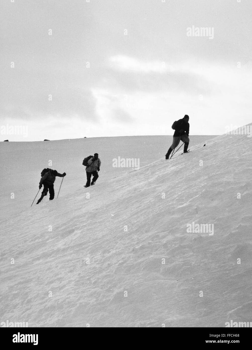 NORWAY: SKIING, 1957. /nFilm still from 'Nine Lives,' 1957 Stock Photo ...