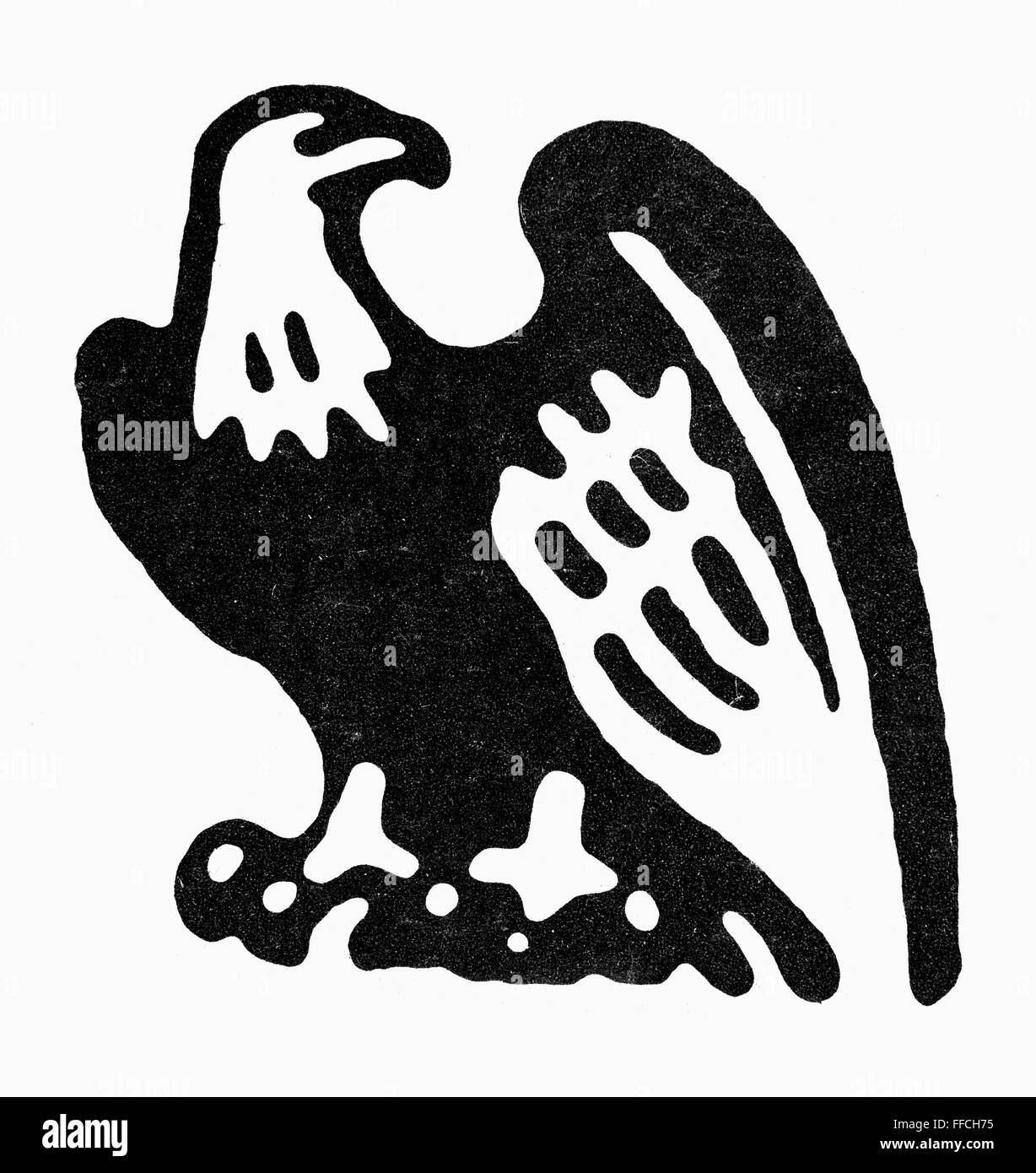 AMERICAN EAGLE, 1854. /nEagle symbol used by the Republican National ...