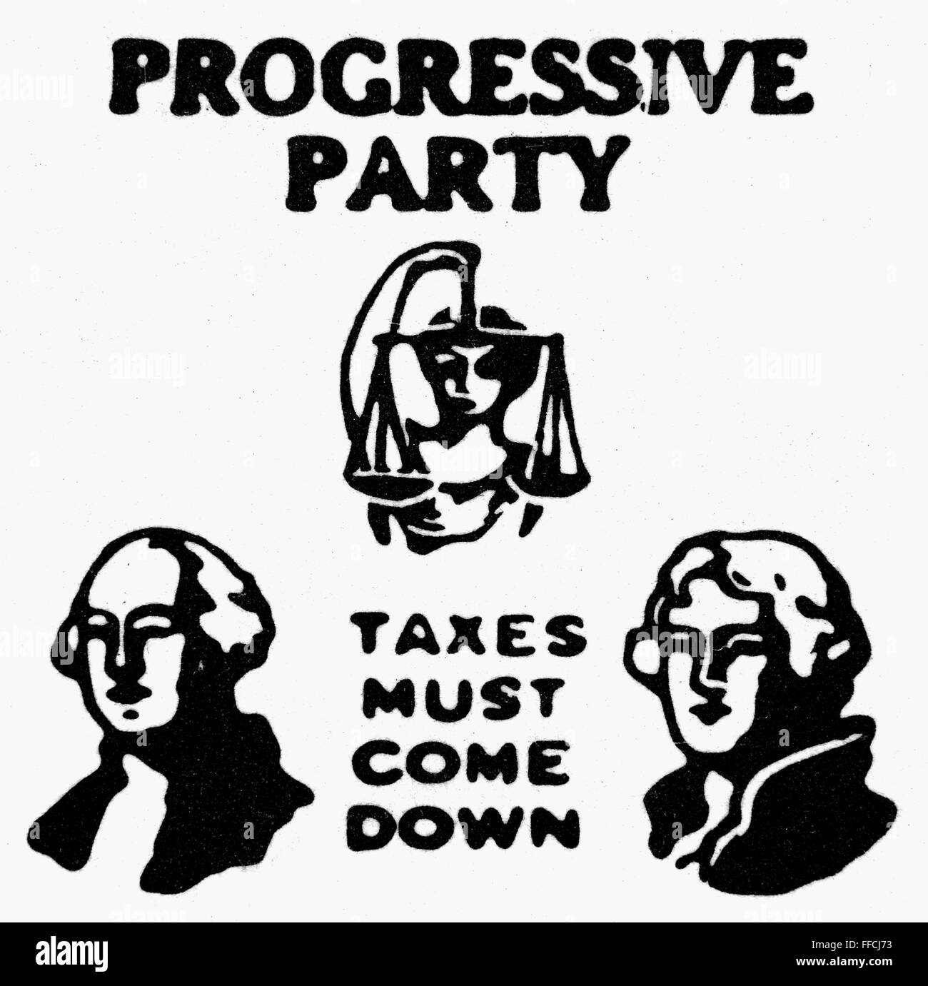 PROGRESSIVE PARTY, 1924. /nProgressive Party campaign symbol for Robert ...