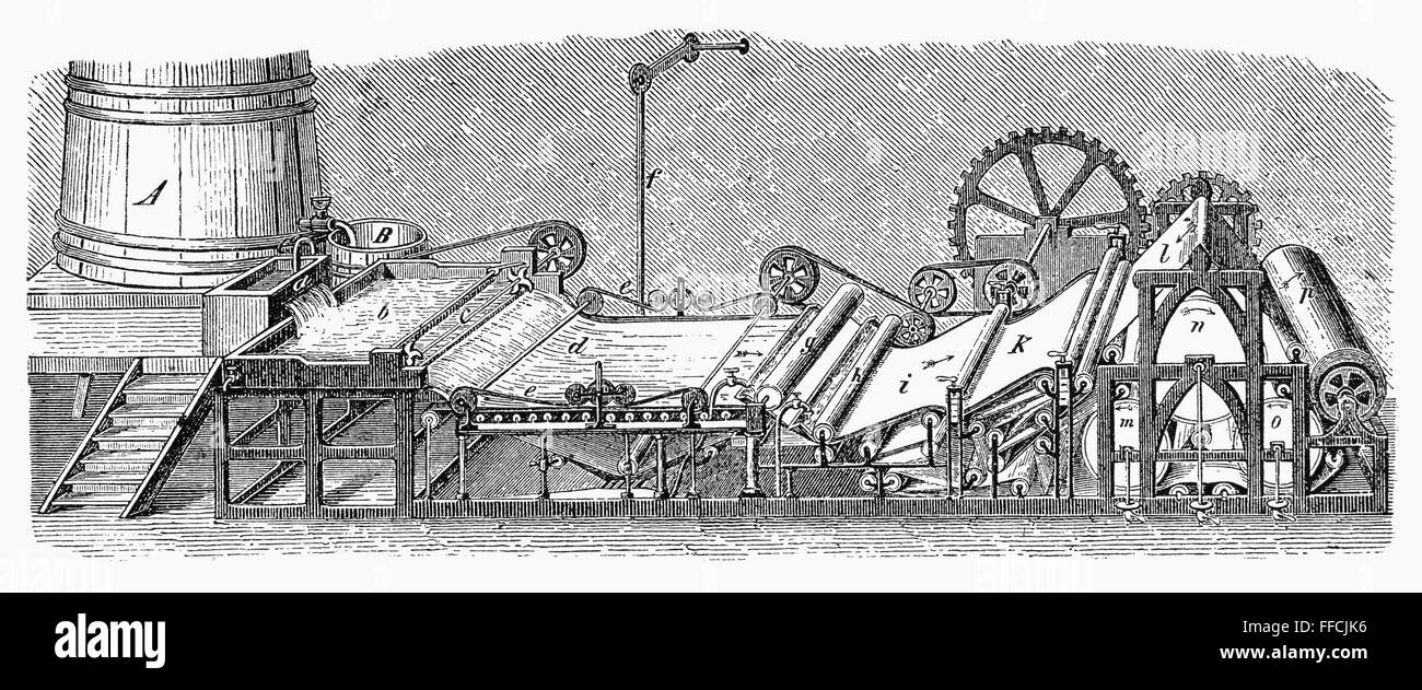 Papermaking process hi-res stock photography and images - Alamy