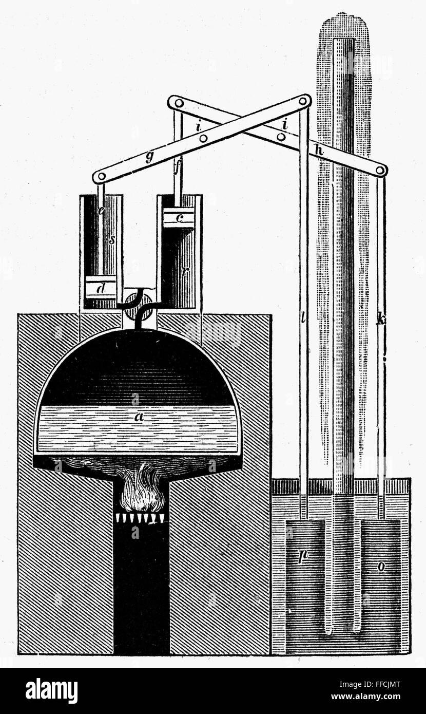 STEAM DIGESTER, 1720. /nSteam digester, 1720, based on the designs of ...