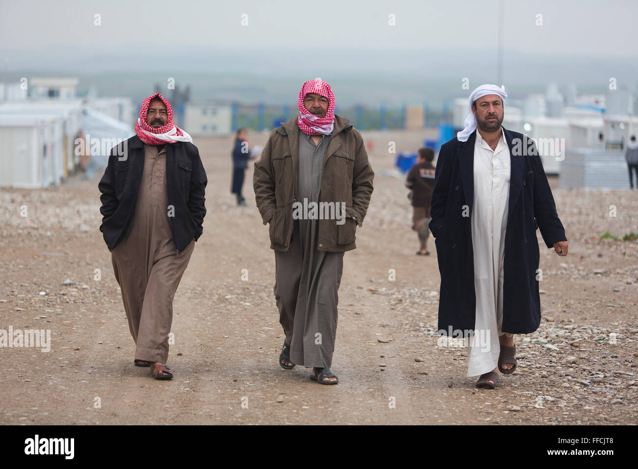 Tazade refugee camp near Kalar city (North Iraq), home to few thousand ...