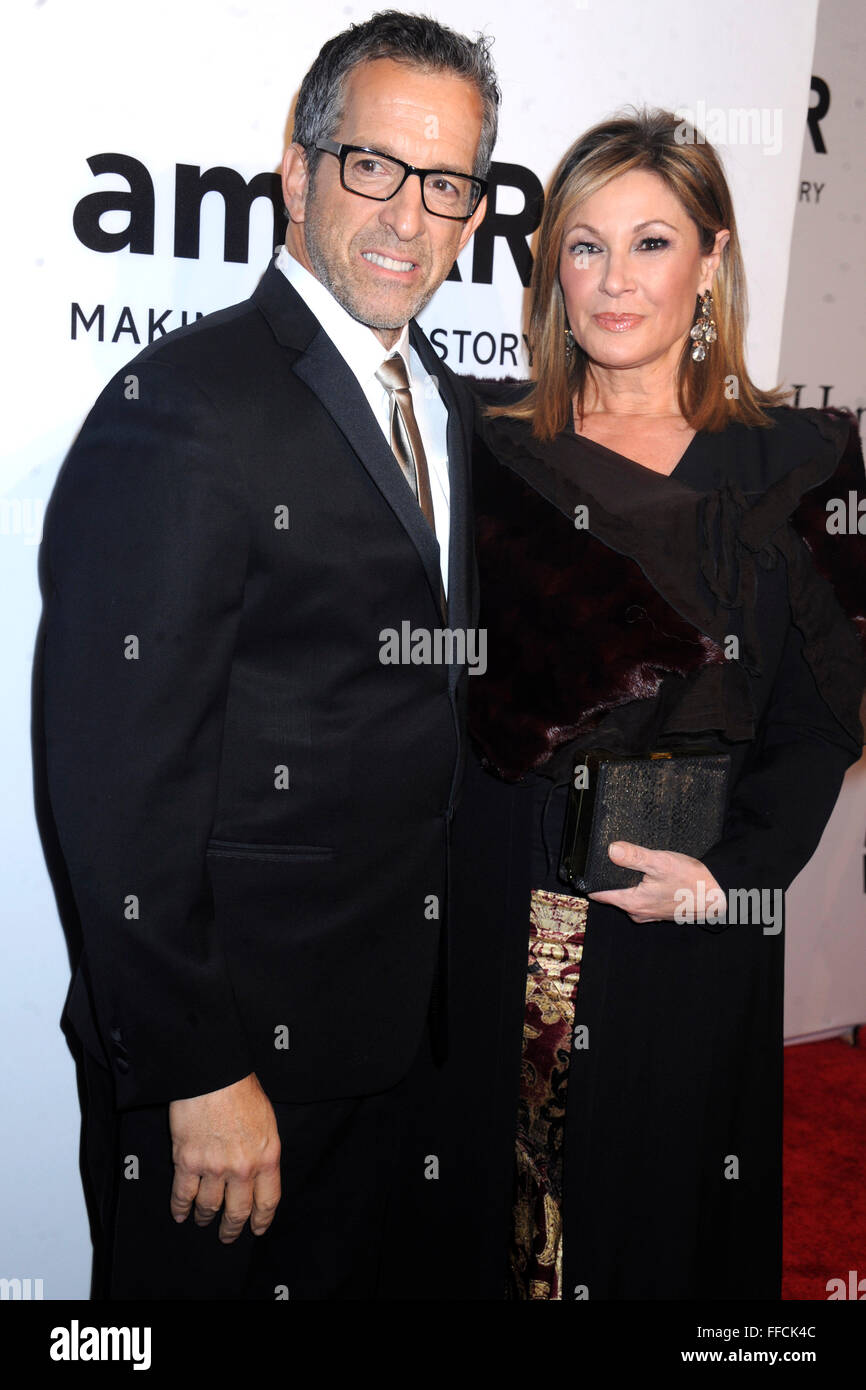 Kenneth Cole and Maria Cuomo Cole attends the 2016 amfAR New York Gala ...